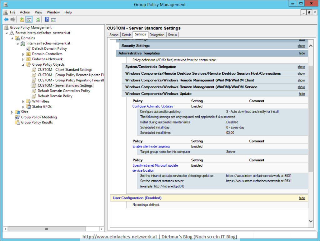 WSUS_CONFIG-034 | Ein einfaches Netzwerk